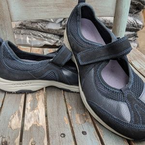 Easy Spirit | Shoes | Womens Easy Spirit Navy Blue Leather Sneakers 1w ...